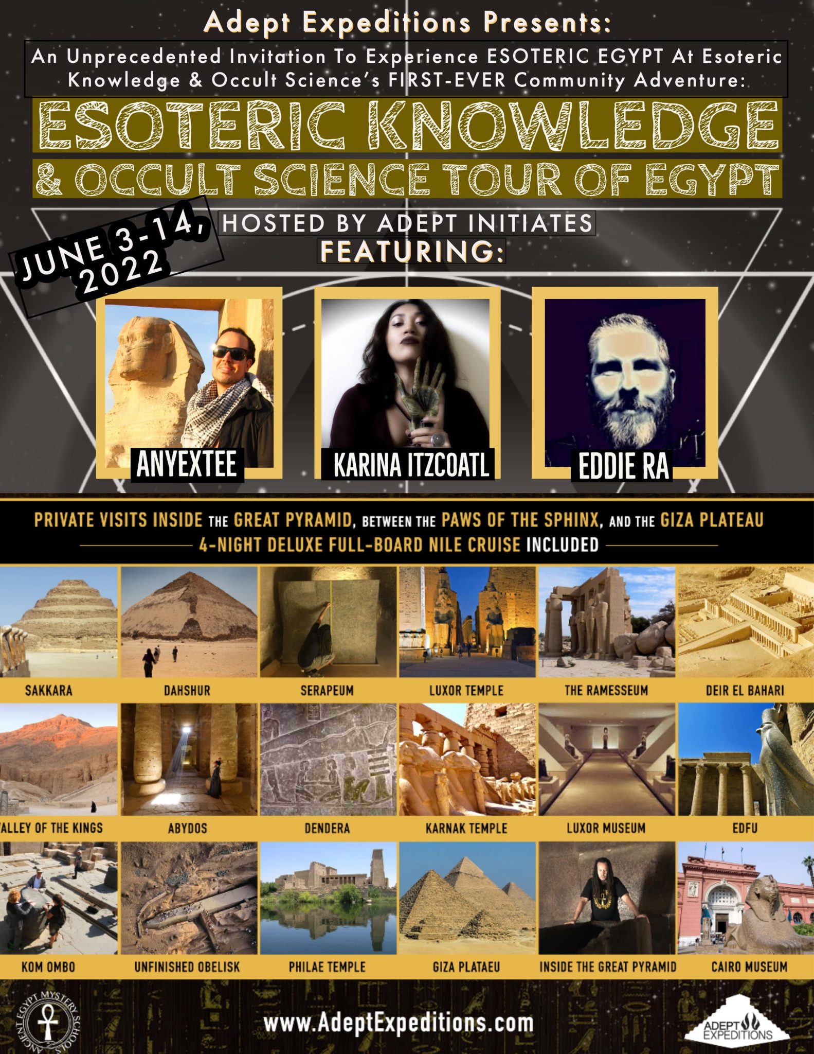 Esoteric Knowledge & Occult Science in Egypt - Adept Initiates